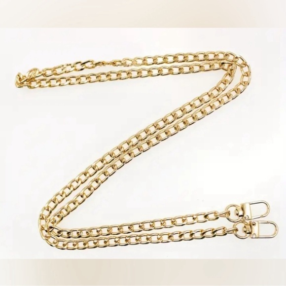 Accessories | Gold Chain Strap Crossbody Or Shoulder | Poshmark